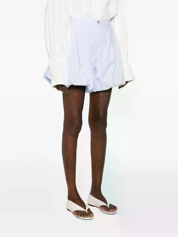 THELATEST Pleated Shorts - Blue