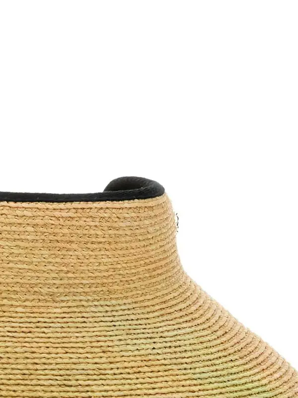 Helen Kaminski Raffia Trimmed Visor