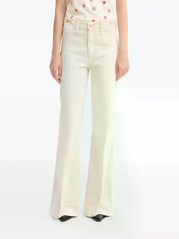 Rag & Bone Chain-detail Flared Jeans