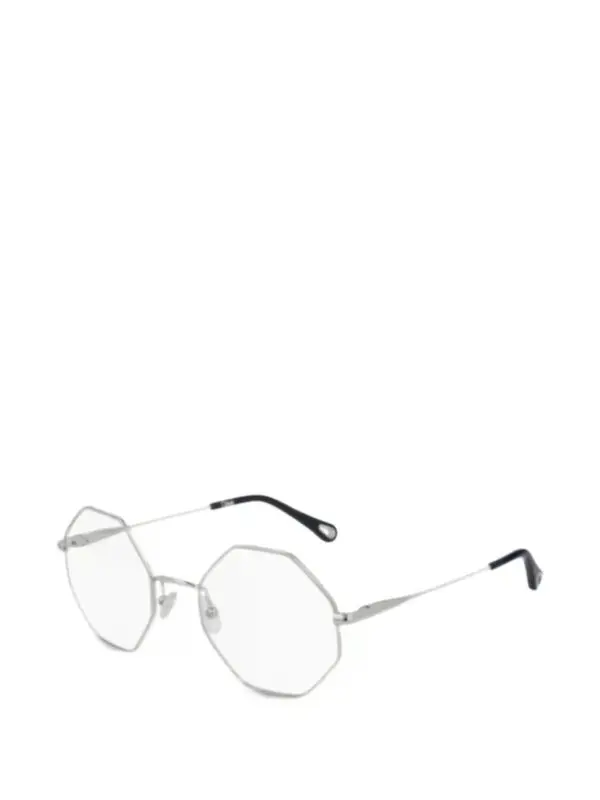 Chloé Geometric-frame Eyeglasses - Silver