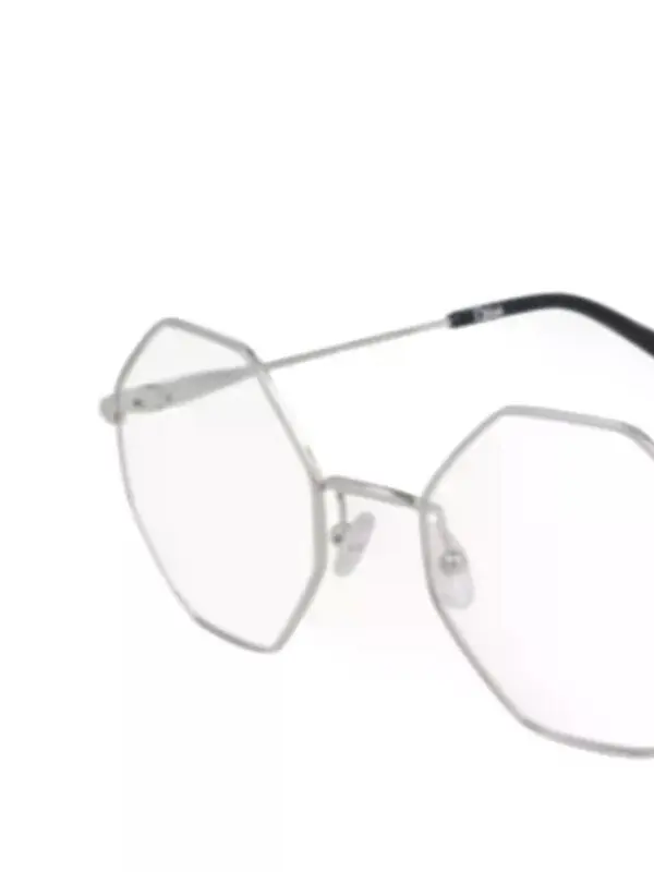 Chloé Geometric-frame Eyeglasses - Silver