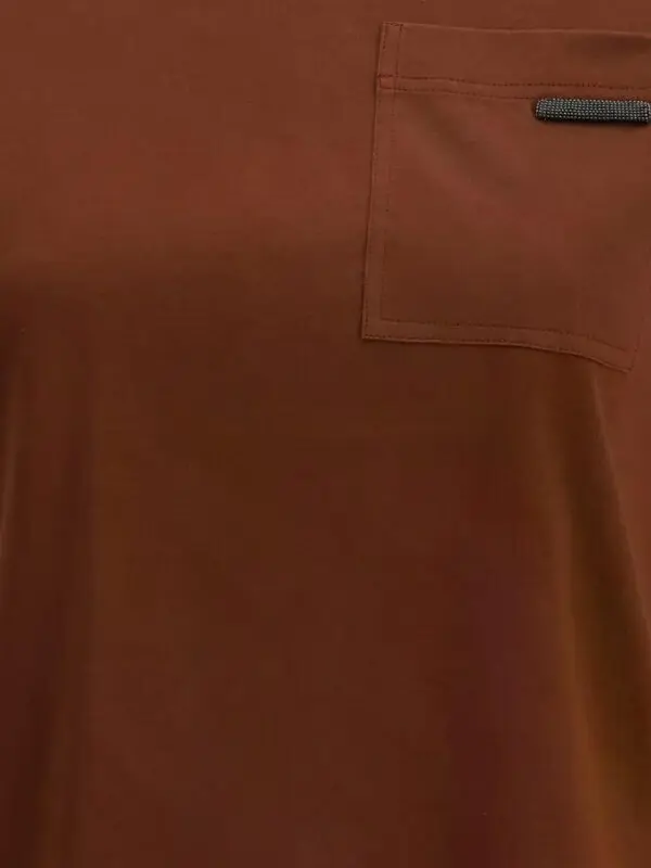 Brunello Cucinelli Monili Embellished Pocket T-shirt