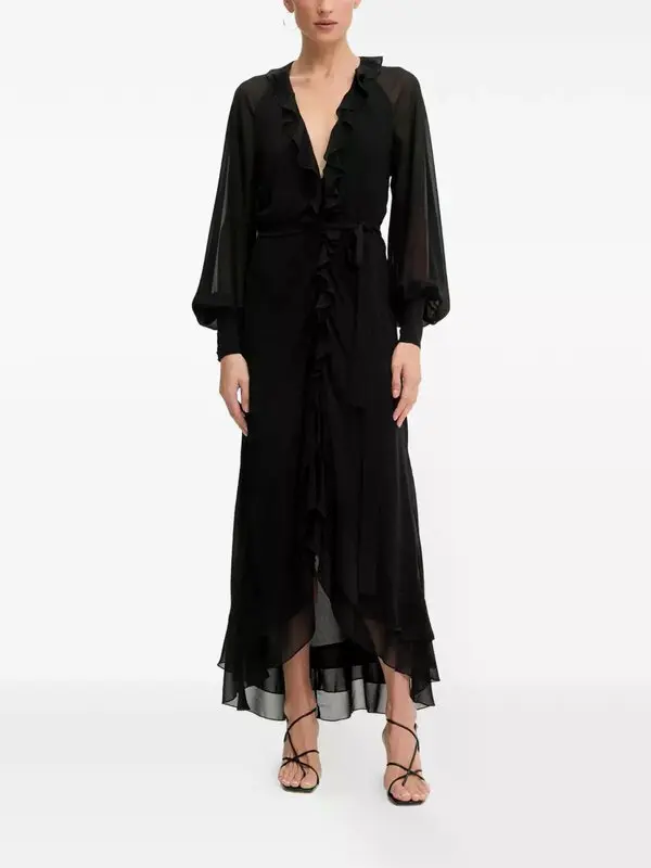 Bardot Kassia Ruffled Midi Dress