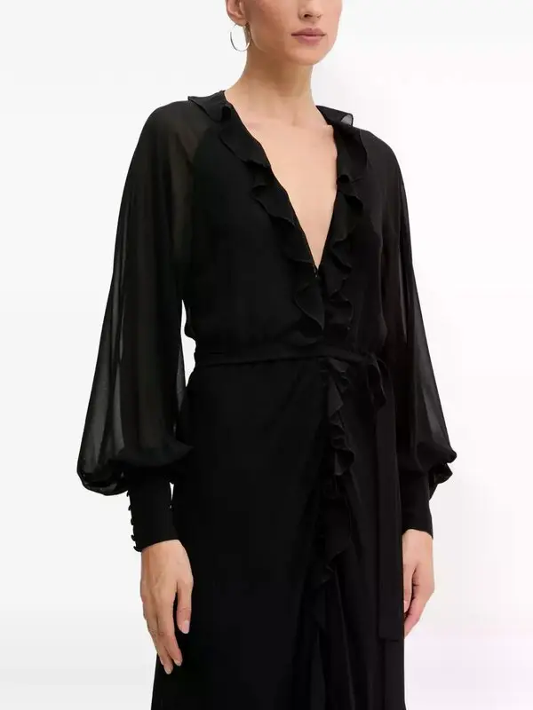 Bardot Kassia Ruffled Midi Dress