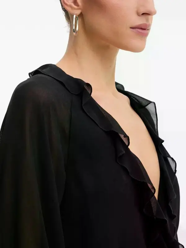 Bardot Kassia Ruffled Midi Dress
