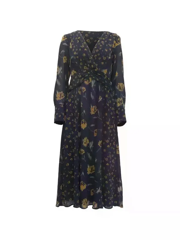 Ba&sh Finaya Floral-print Midi Dress