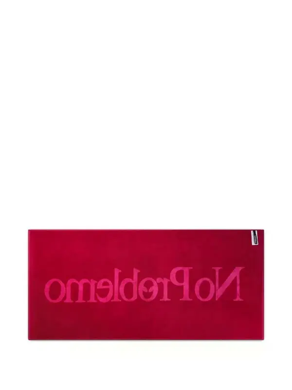 NO PROBLEMO Logo Beach Towel