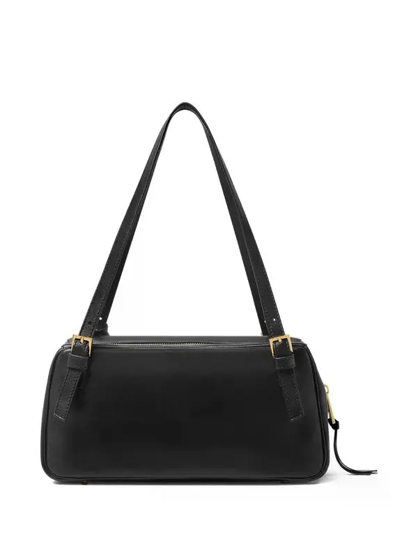 Versace Logo-plaque Shoulder Bag - Black