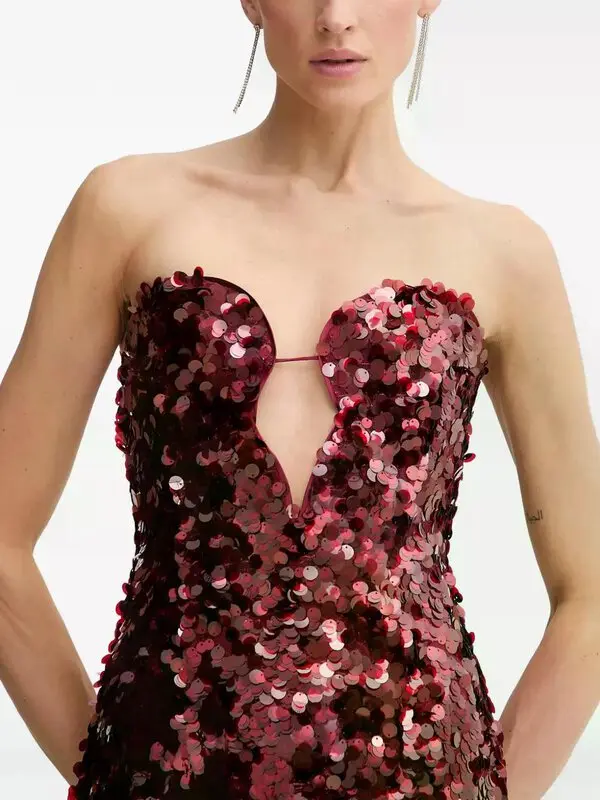 Bardot Braya Sequin-embellished Midi Dress
