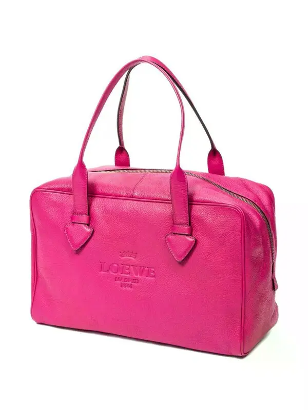 Loewe Leather Boston Tote Bag