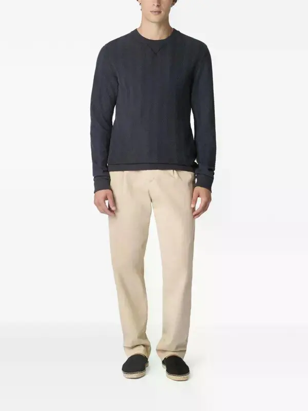 Missoni Crew Neck Chevron Pattern Sweatshirt