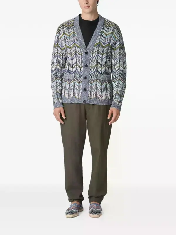 Missoni Chevron-pattern Cardigan