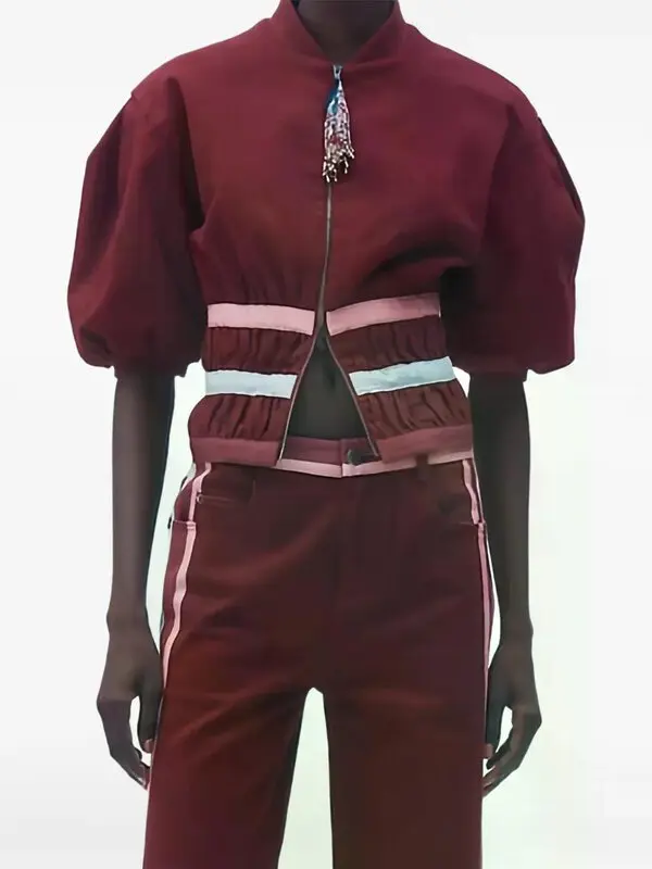 Hellessy Zora Puffed-sleeve Zip-up Jacket