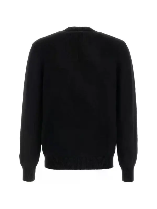 Fendi Ff-motif Wool Sweater - Black