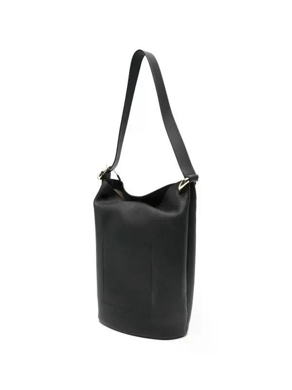 JOSEPH Leather Shoulder Bag - Black