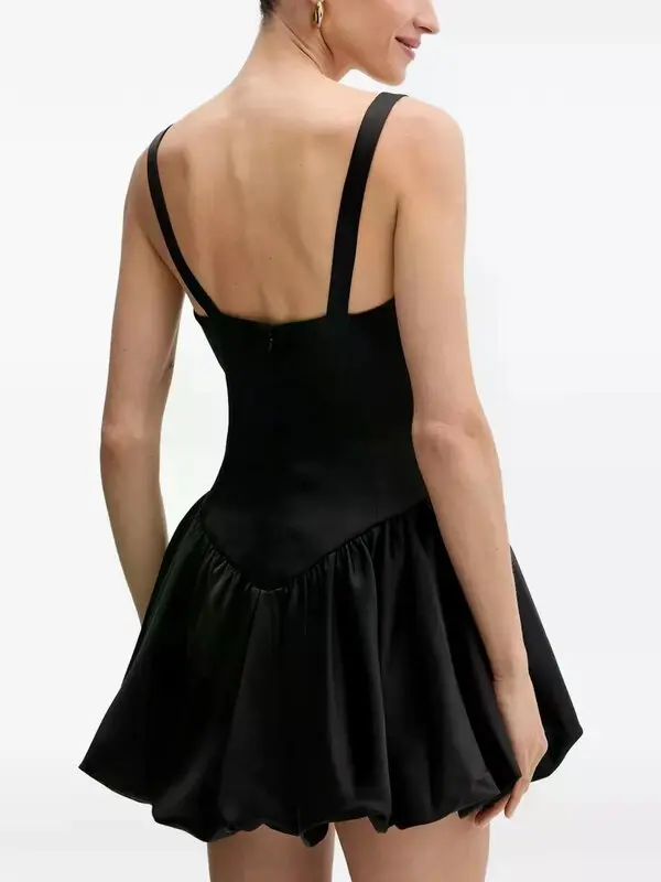 Bardot V-neck Mini Dress
