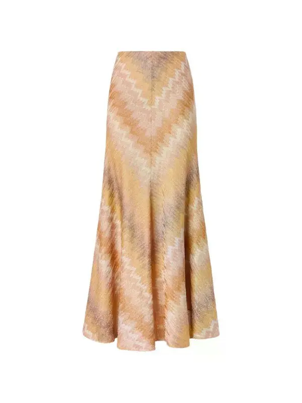 Missoni Chevron-pattern Maxi Skirt