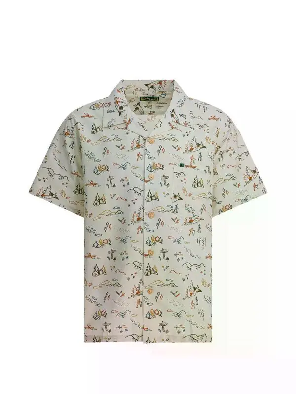 MONTBELL Buttoned Print Shirt