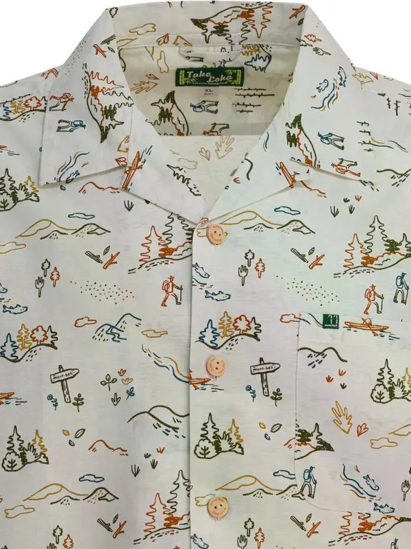 MONTBELL Buttoned Print Shirt
