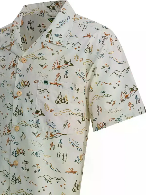 MONTBELL Buttoned Print Shirt