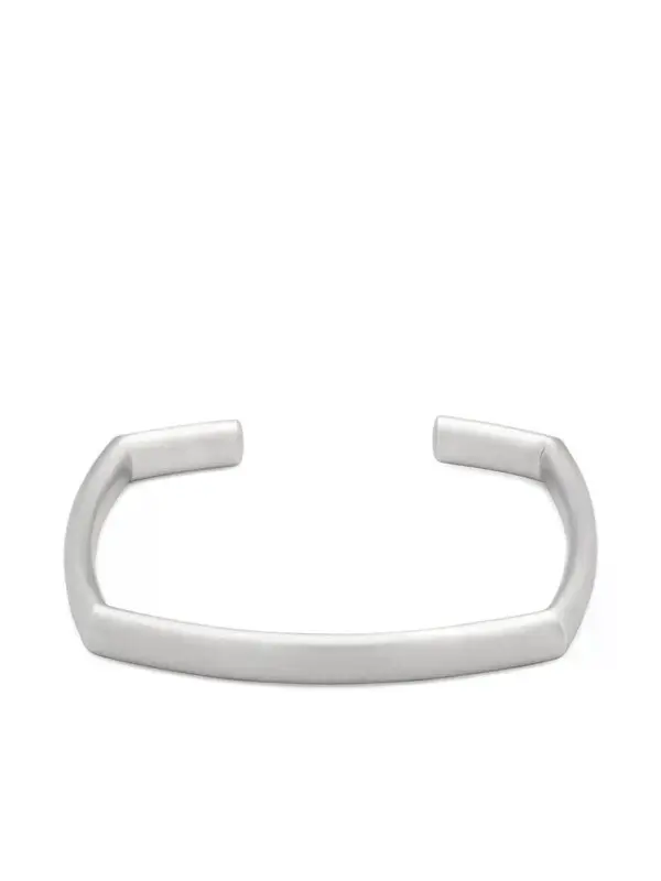 Tom Wood Square-frame Cuff Bracelet - Grey
