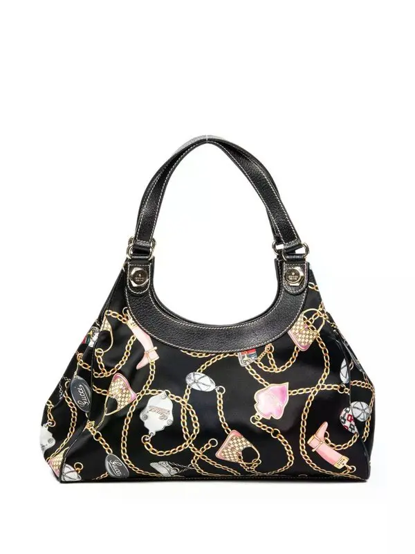 Gucci Charmy Chain-print Tote Bag