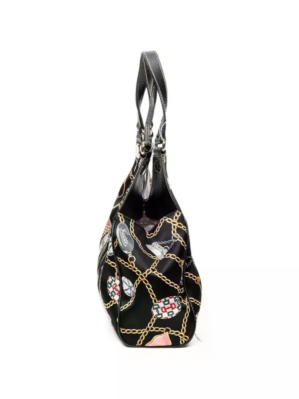 Gucci Charmy Chain-print Tote Bag