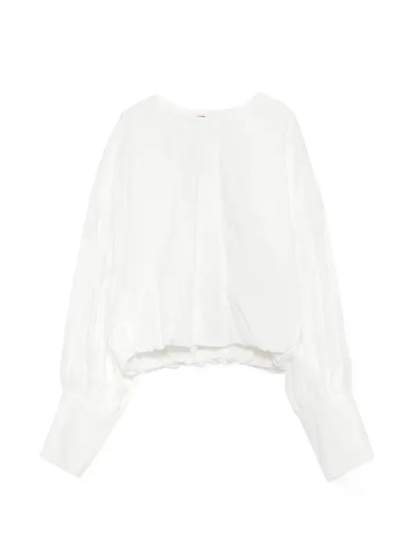 THELATEST Diana Long-sleeve Top - White