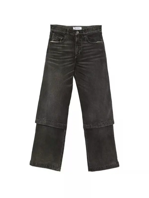 Attico Layered-effect Jeans