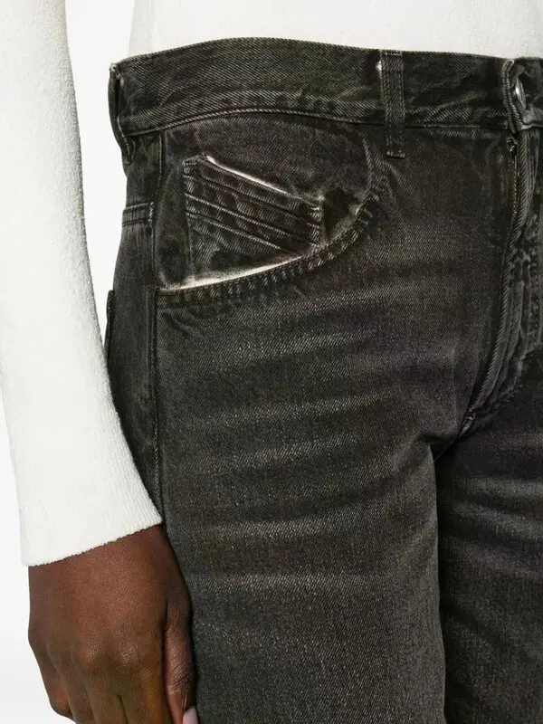 Attico Layered-effect Jeans