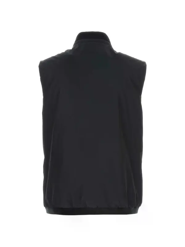 MOORER Zip Sleeveless Gilet - Blue