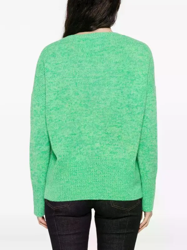 LISA YANG Mila Crew-neck Sweater - Green