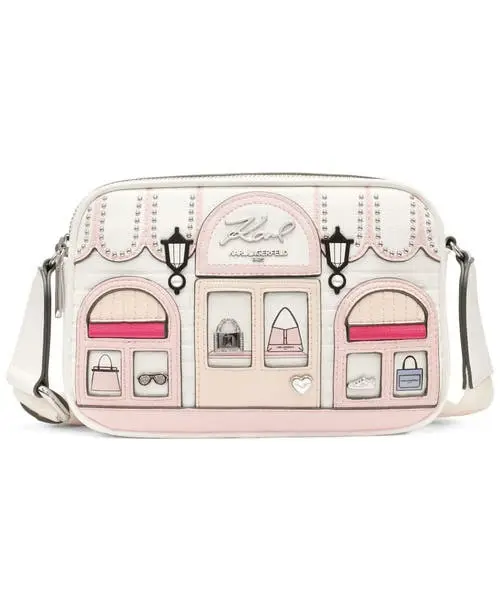 Karl Lagerfeld Paris Maybelle Crossbody - White Multi