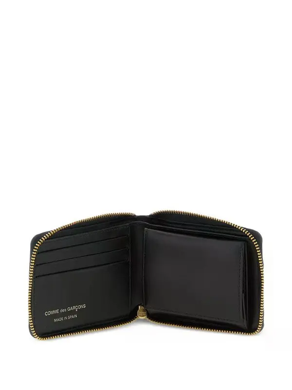 Comme Des Garçons Polka Dot Printed Wallet - Black