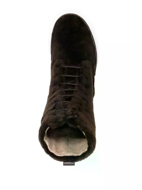 TOD'S Lace-up Ankle Boots - Brown