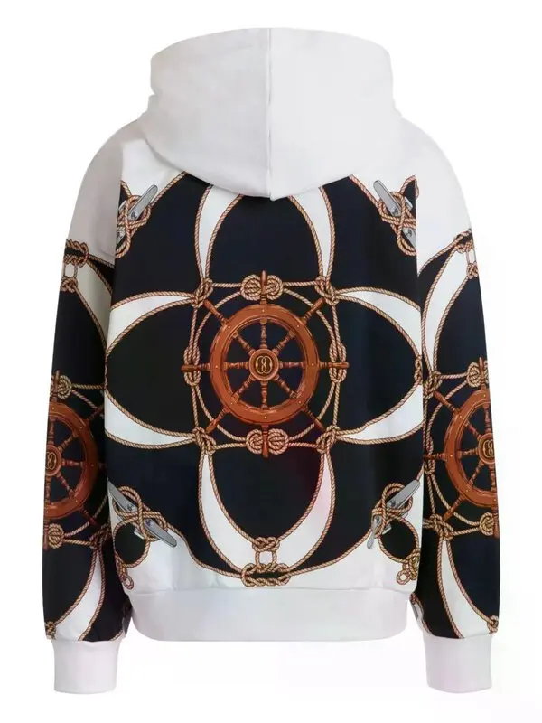 Bally Nautical-print Hoodie