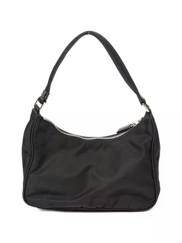 Prada Mini Hobo Logo-plaque Shoulder Bag