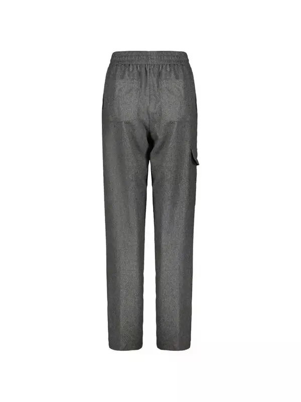 YVES SALOMON Pleated Wide-leg Trousers