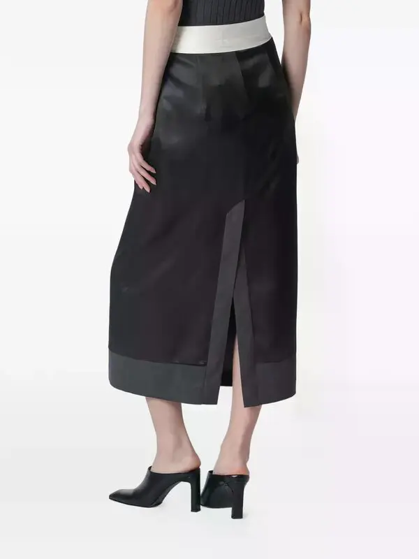 RÓHE Inside-out Midi Skirt - Black