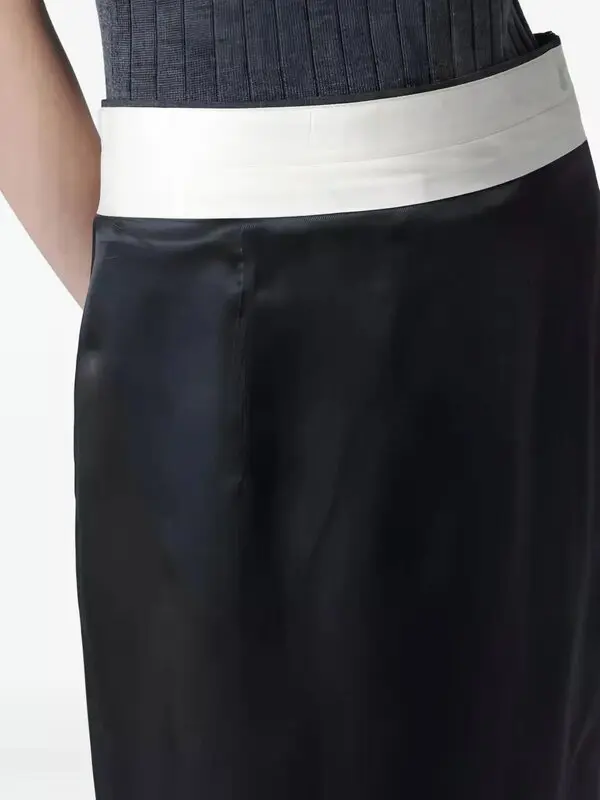 RÓHE Inside-out Midi Skirt - Black