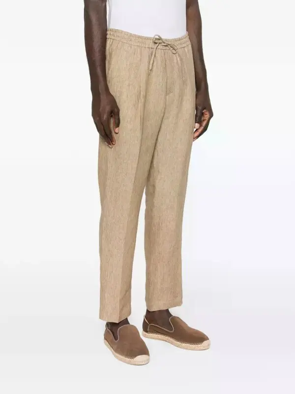BRIGLIA 1949 Drawstring Trousers - Neutrals