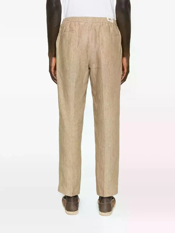 BRIGLIA 1949 Drawstring Trousers - Neutrals