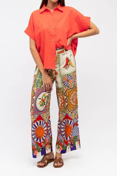 LABEL OF LOVE Amalfi Mosaic Pants