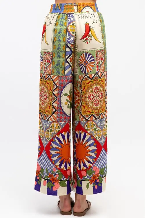 LABEL OF LOVE Amalfi Mosaic Pants