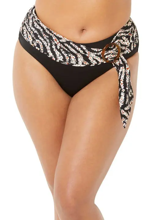 SWIMSUITS FOR ALL High Waist Sash Bikini Bottom - Daisy Dance