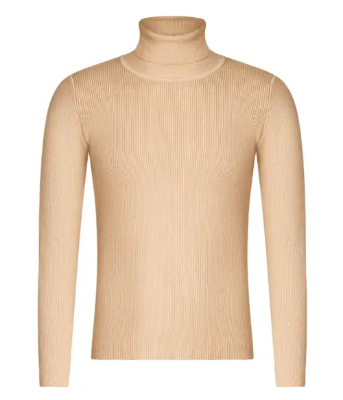 CHUKS COLLINS Michael Turtleneck Sweater - Neutral