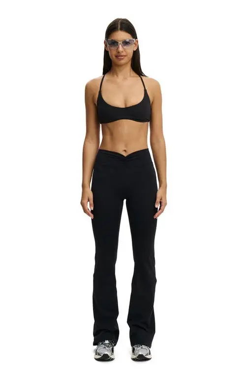 Cotton:on Active Ultra Soft Scrunch Front Flare - Black