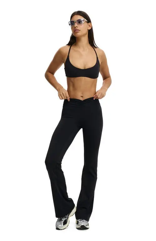 Cotton:on Active Ultra Soft Scrunch Front Flare - Black