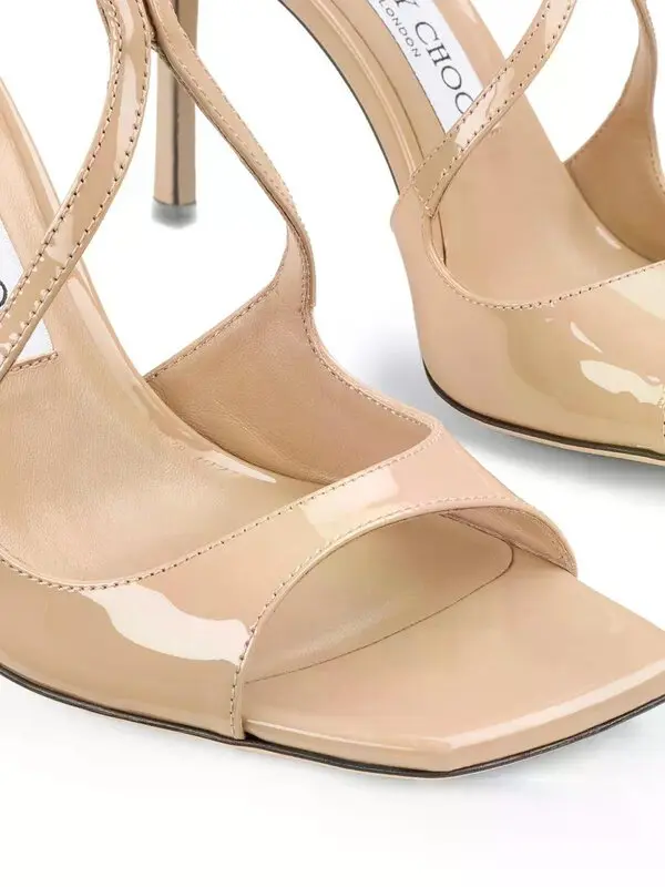 JIMMY CHOO Azia 95 Heeled Sandals - Neutrals