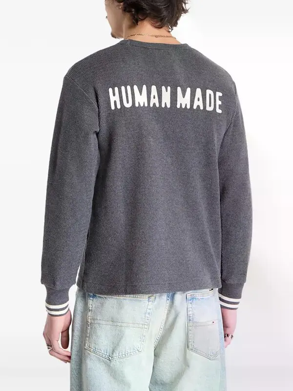 HUMAN MADE Textured Long Sleeve Sweatshirt